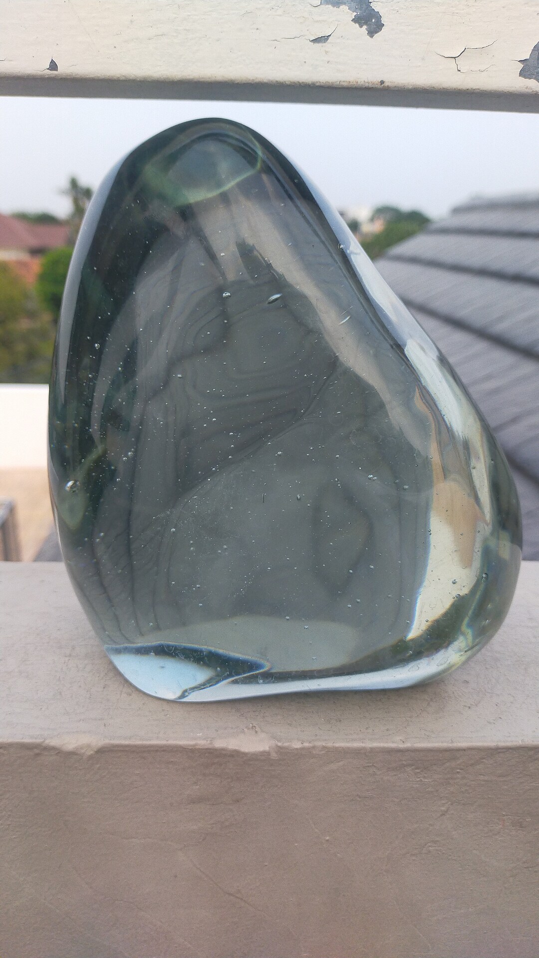 Light Grey Andara Volcanic Crystal Glass Polished 3,1kg - Etsy