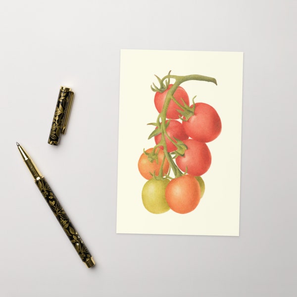 Cherry Tomato Greeting Card - Etsy