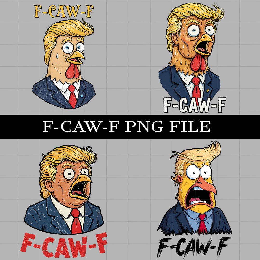 Political Satire PNG Bundle, Funny Chicken Parody, Conservative Faith ...