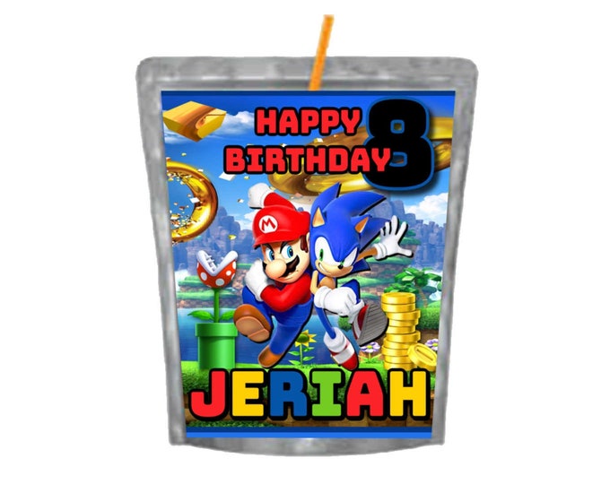 Sonic Vs Mario Party | Sonic Vs Mario Capri Sun | Sonic Vs Mario ...