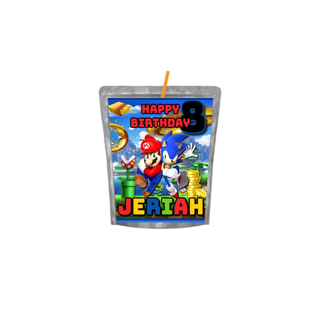 Sonic Vs Mario Party Sonic Vs Mario Capri Sun Sonic Vs Mario Birthday ...