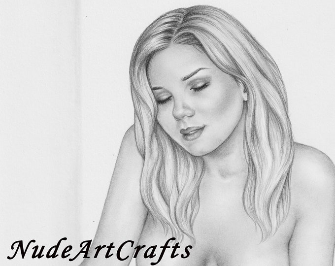 Peeing Woman Nude Art #219 | PRINT of Original Art | MATURE - Etsy