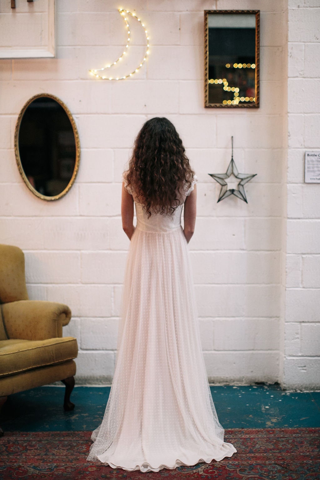 MATILDA - Wedding Dress in Chiffon, Tulle, Cotton and Lace - Edwardian ...