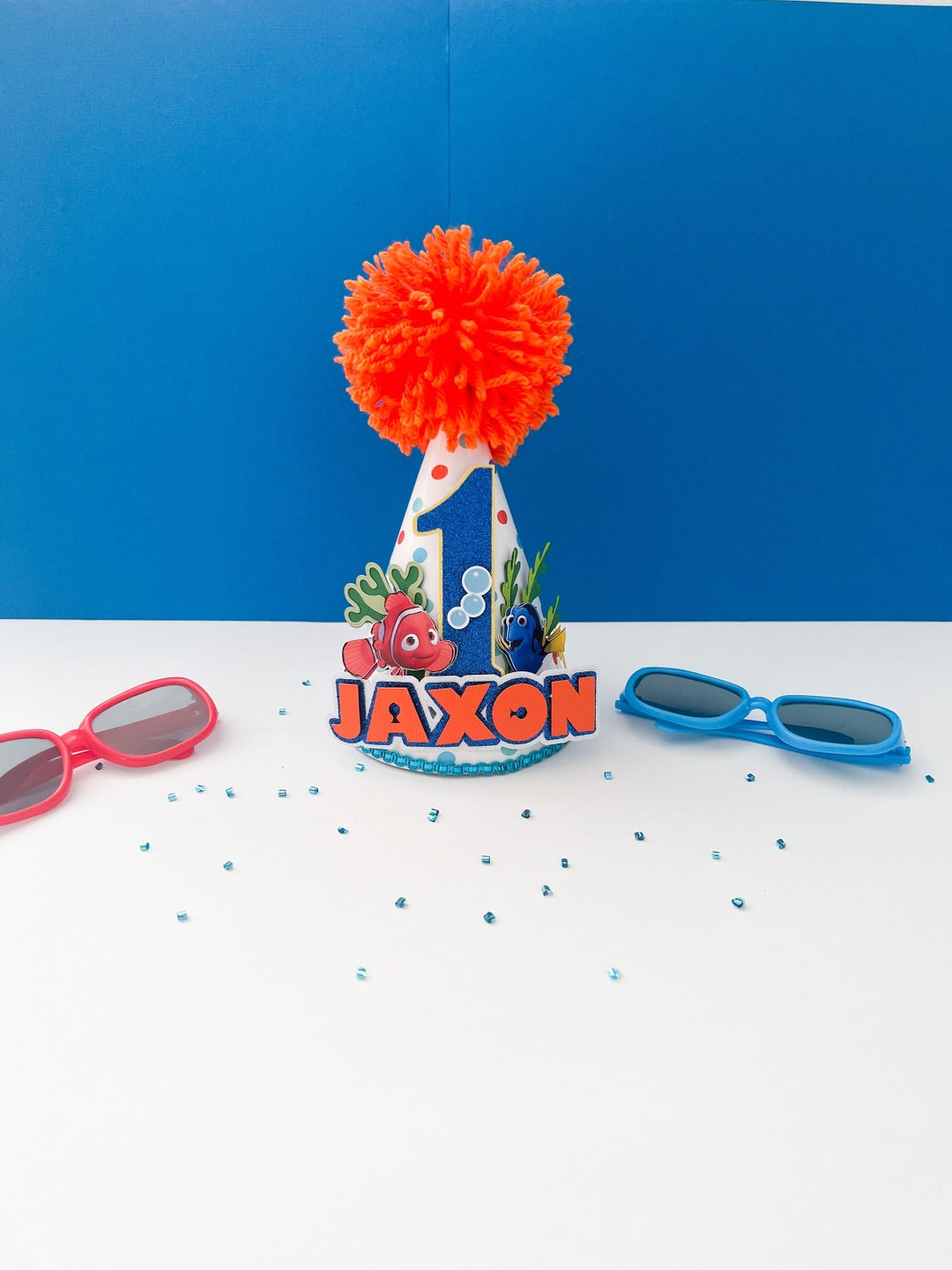 Inspired Nemo Party Hat, Dori Party Hat,nemo Party Theme,first Birthday ...