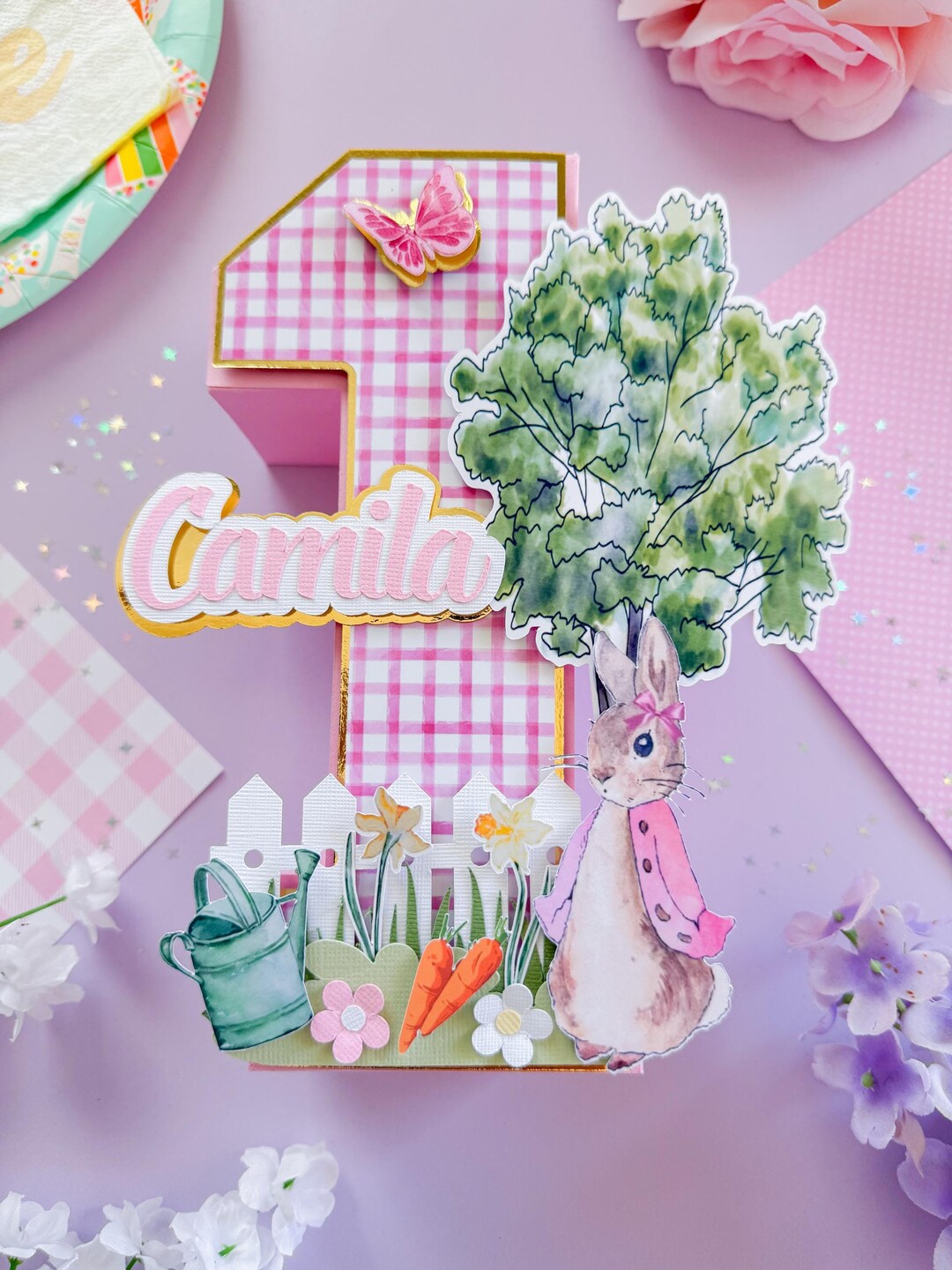 Peter Rabbit 3D Letters, Easter 3d Letter, Bunny 3D Letter, Peter ...