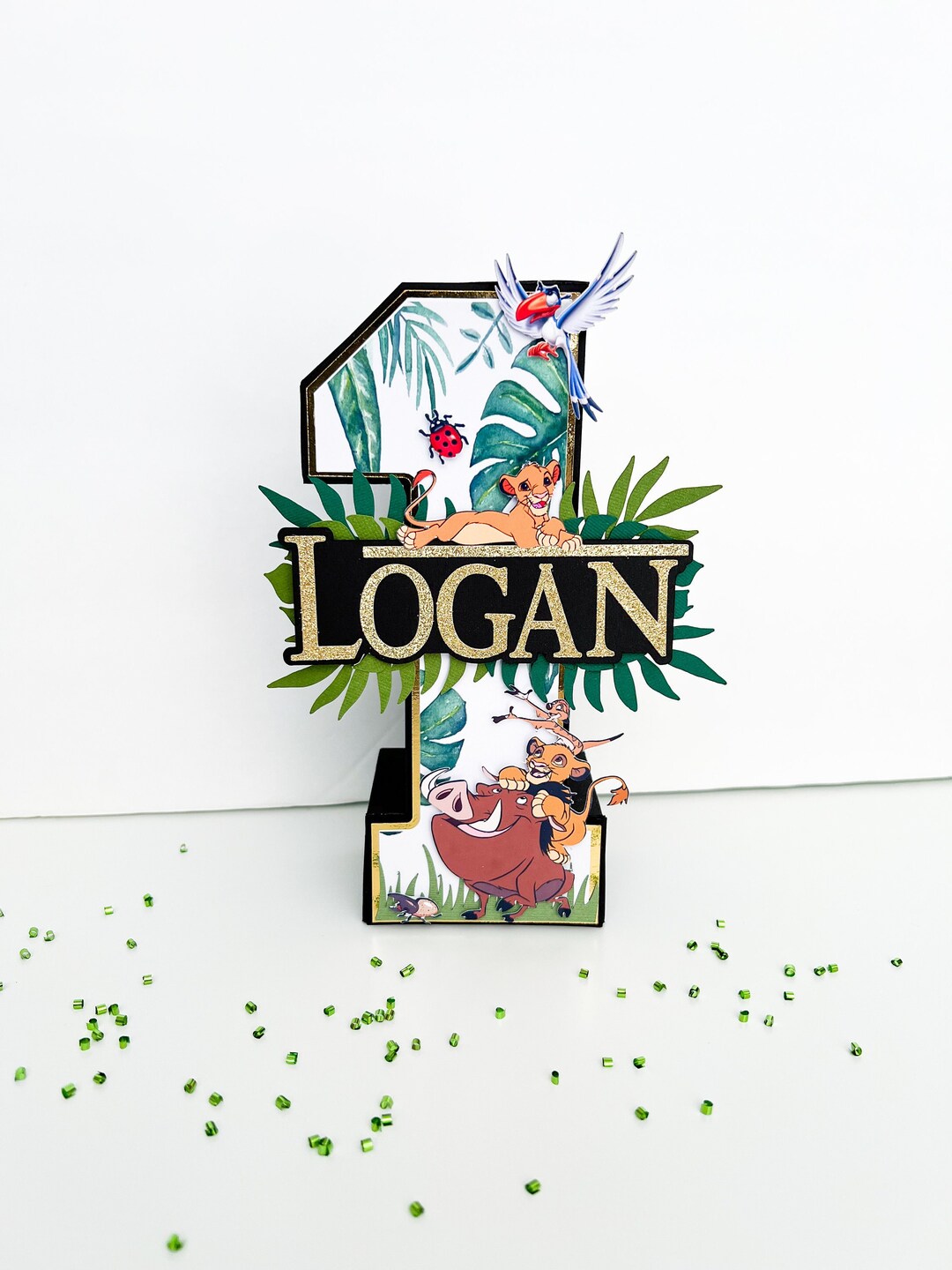 3D Number Lion King,lion King Number,lion King Birthday,lion King Party ...