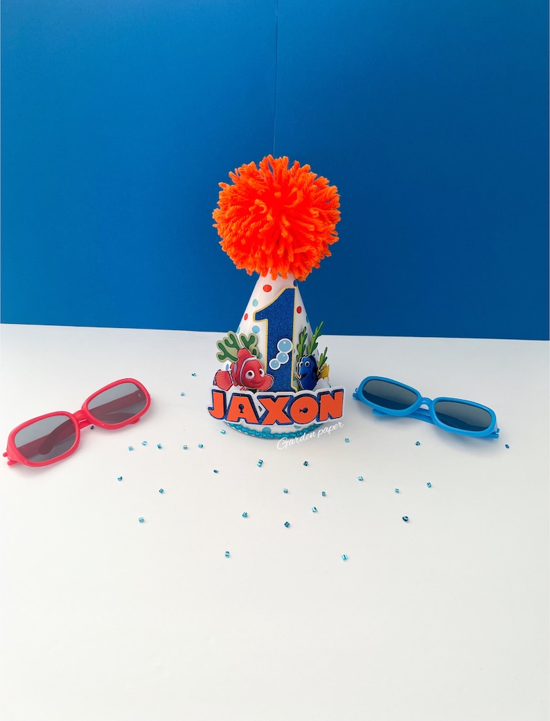 Inspired Nemo Party Hat Dori Party Hatnemo Party Themefirst - Etsy