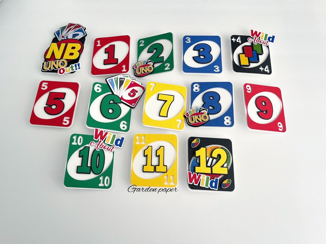 UNO Photocards,personalized Uno, Uno First Birthday,custom UNO Birthday ...