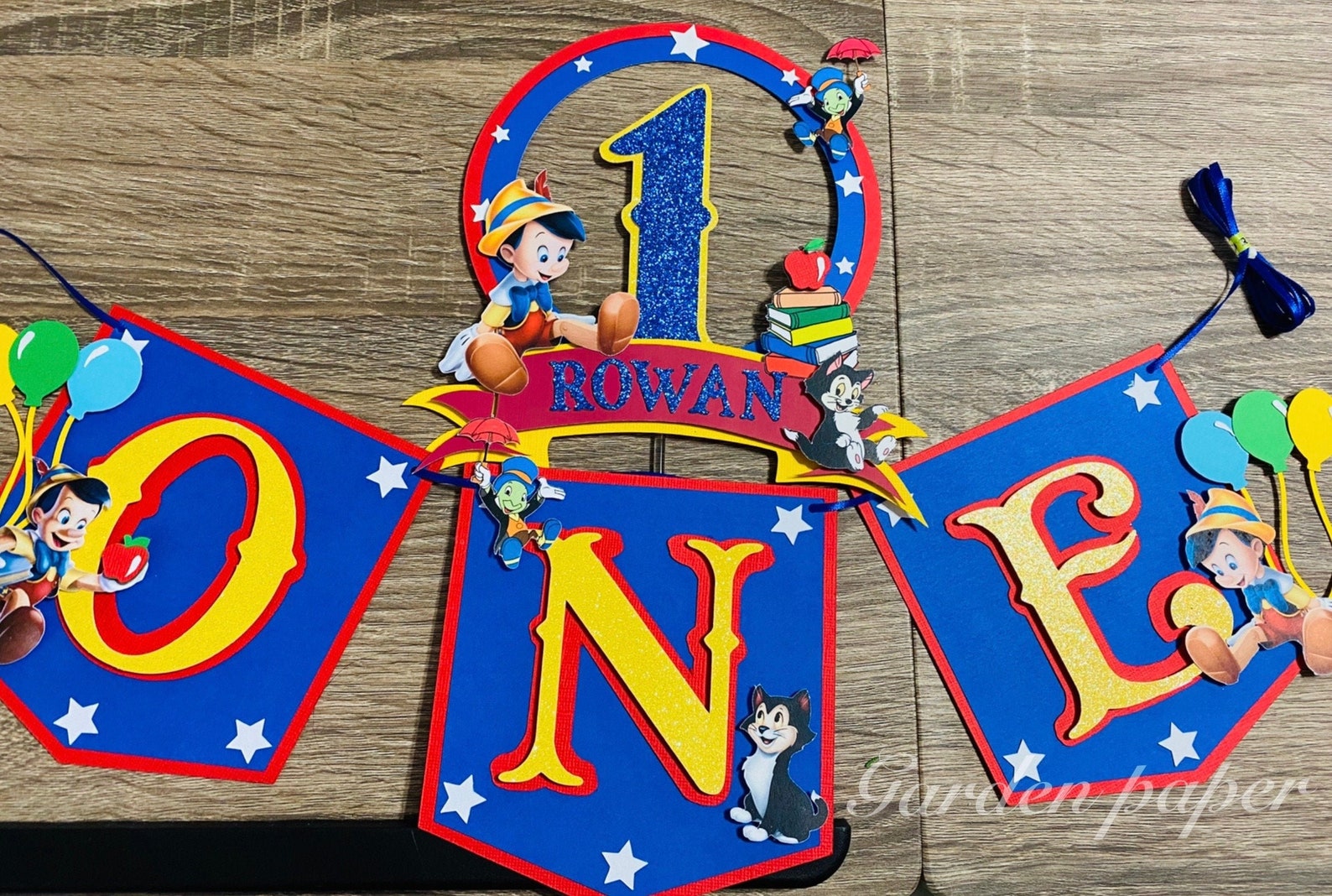 Pinocchio Cake Topperpinocchio Party Decoration Boy 1st | Etsy