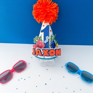 Inspired Nemo Party Hat, Dori Party Hat,nemo Party Theme,first Birthday ...