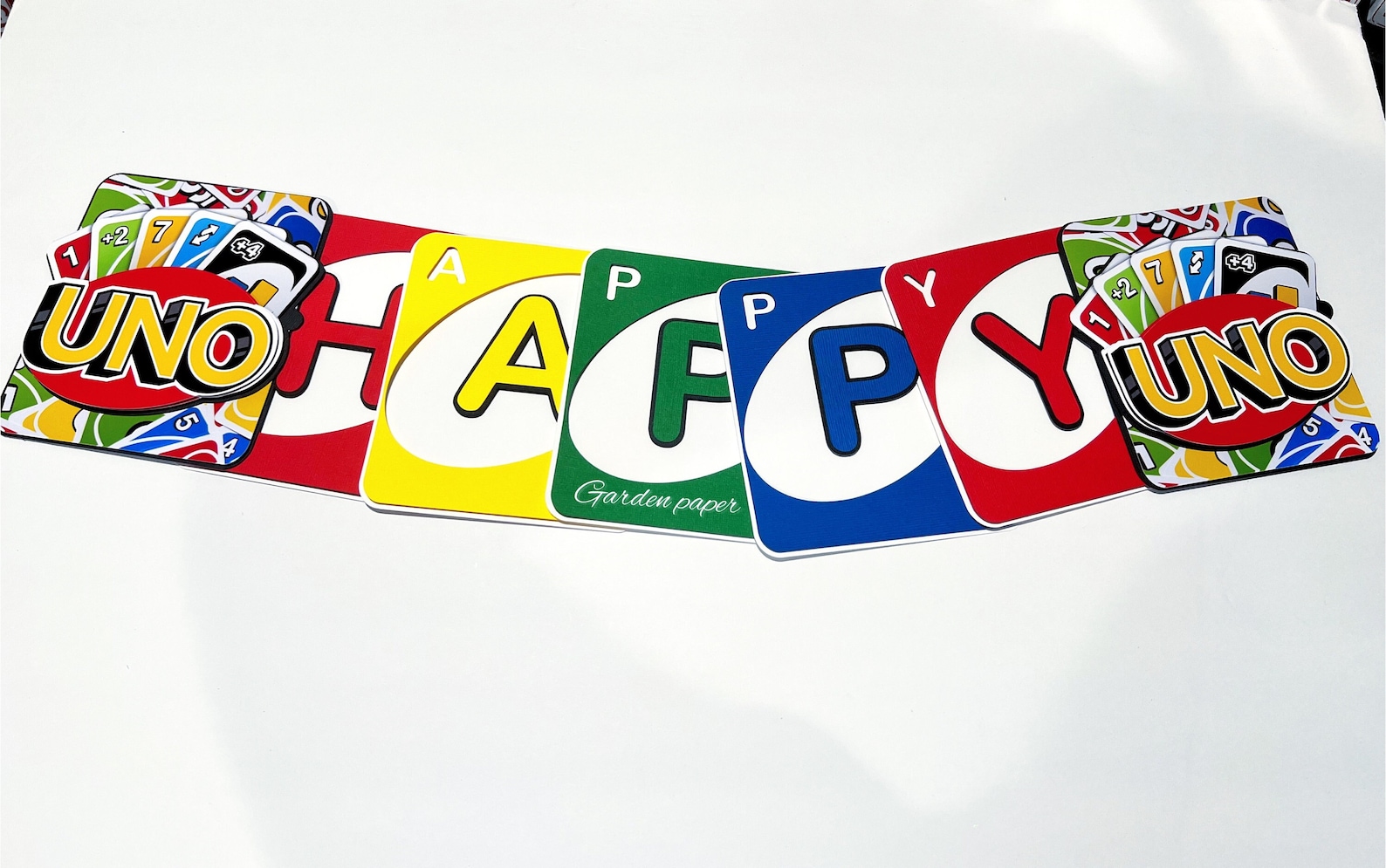 Uno Personalized UNO Banner Happy Birthdayuno First - Etsy