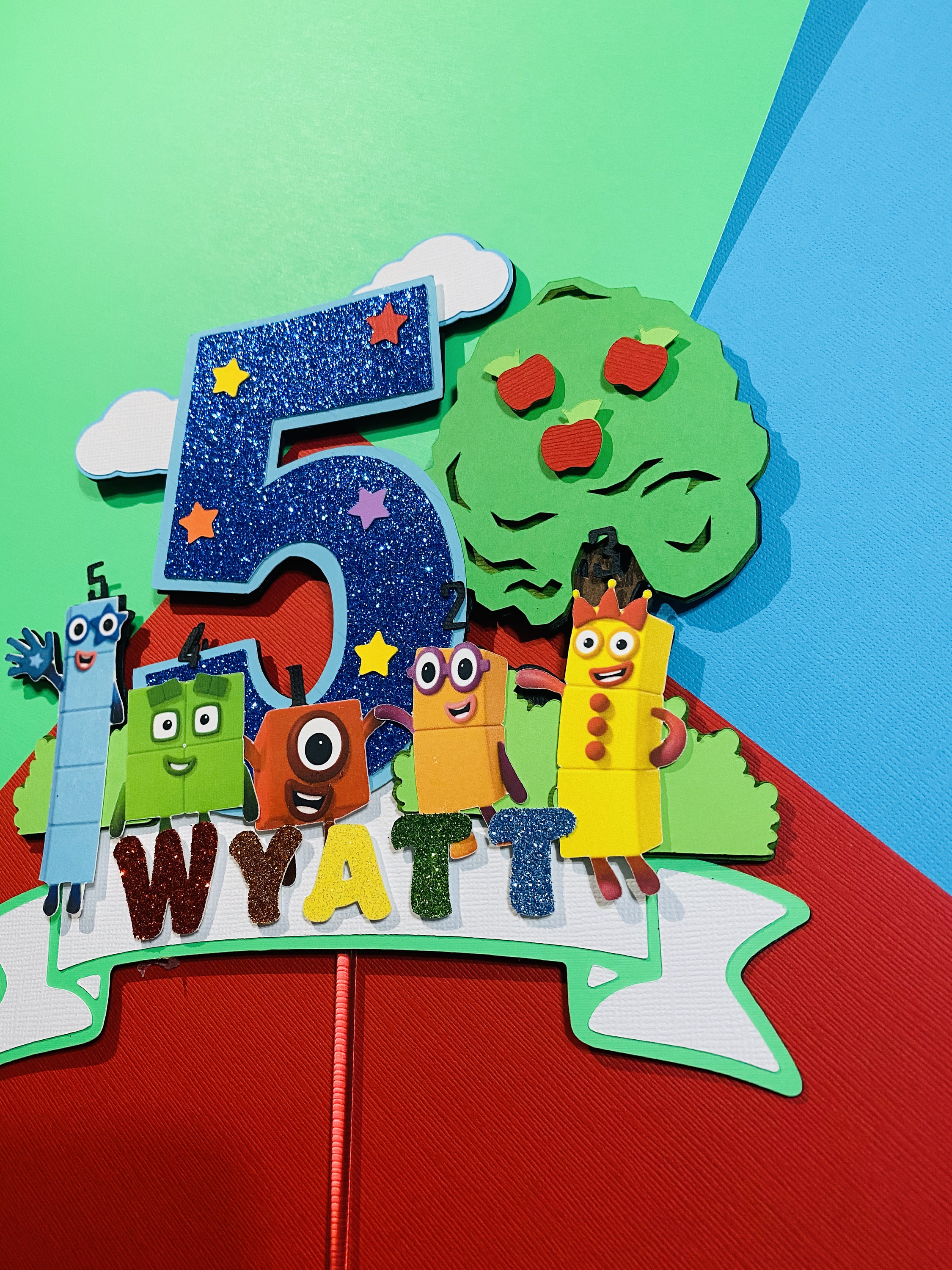 Number Blocks Inspired NumberBlocks Stand Up Number Blocks | Etsy