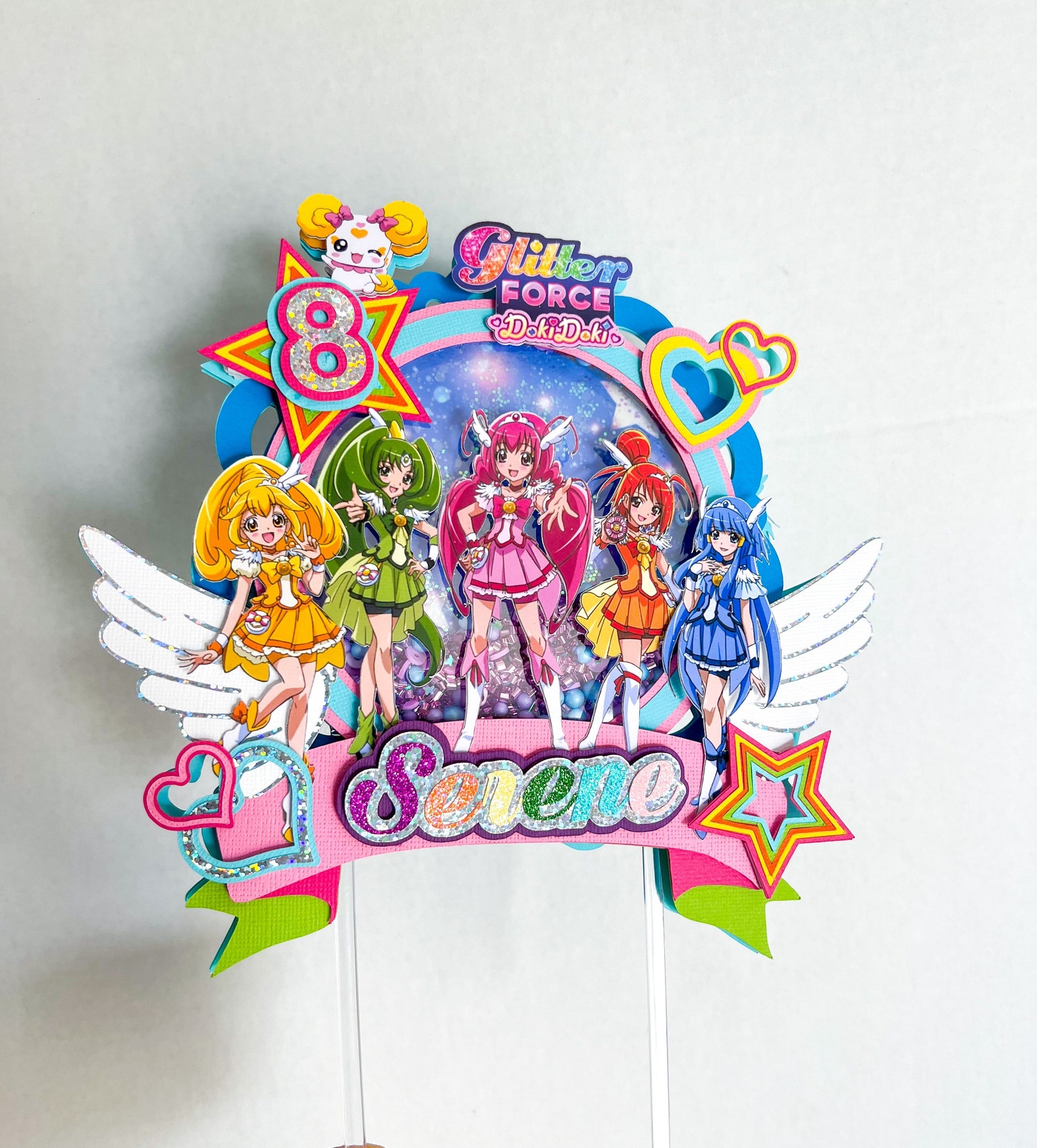 Inspired Glitter Force, Glitter Forcecake Topper,glitter Force Birthday ...