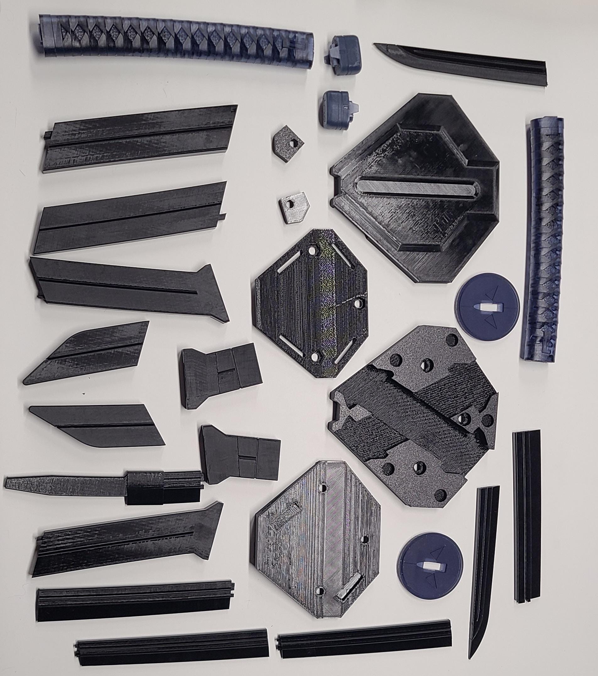 Deadpool 3 Katanas & Scabbard- 3d Printed - Etsy