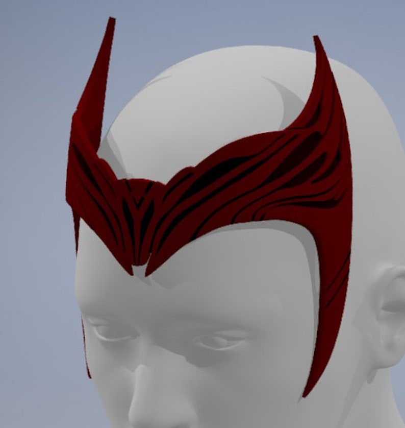 Scarlet Witch Crown 3d Digital Files - Etsy