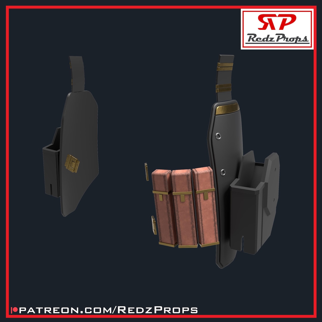 Deadpool 3 Holster- 3d Digital Files - Etsy