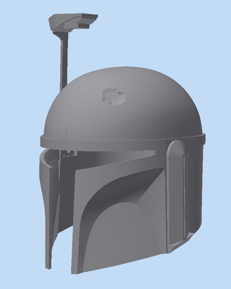 Boba Fett BOBF Helmet- 3D Digital Files - Etsy