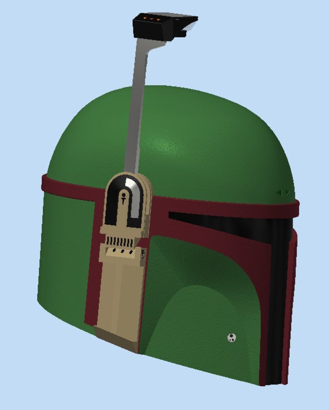Boba Fett BOBF Helmet 3D Digital Files - Etsy
