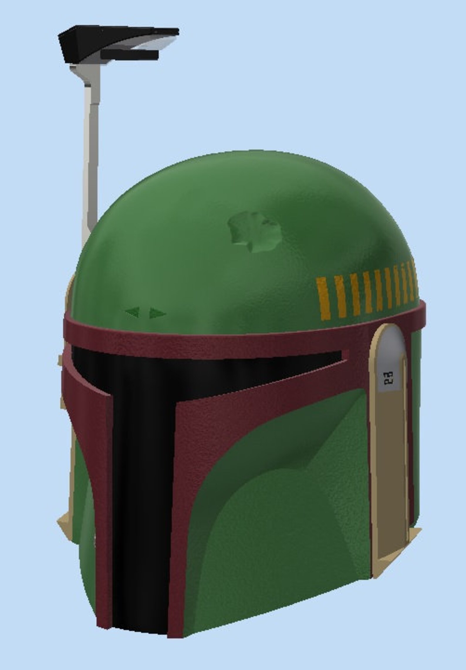 Boba Fett BOBF Helmet 3D Digital Files - Etsy