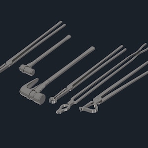 The Armorer Tool Set- 3d Digital Files - Etsy Canada