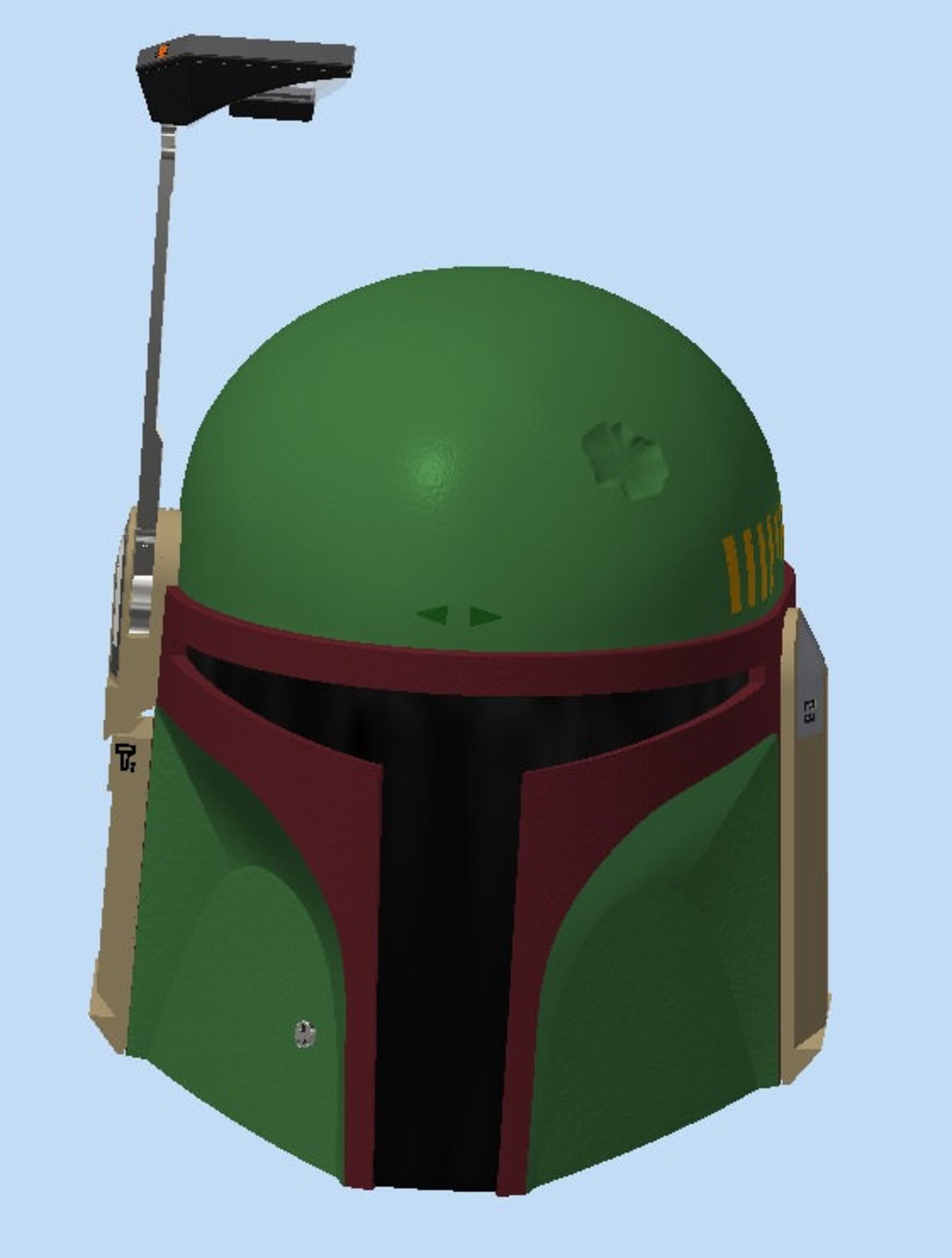Boba Fett BOBF Helmet 3D Digital Files - Etsy