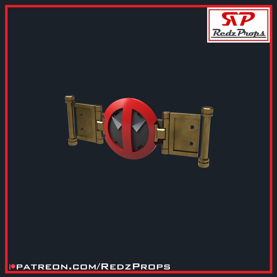 Deadpool 3 Buckle- 3d Digital Files - Etsy Canada