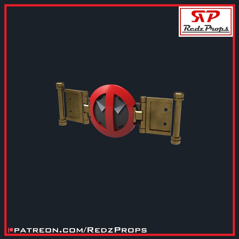 Deadpool 3 Buckle- 3d Digital Files - Etsy Canada