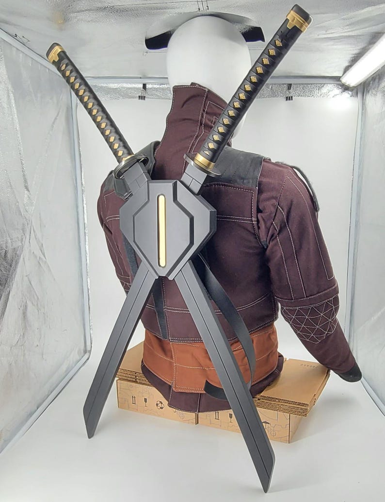 Deadpool 3 Katanas & Scabbard- 3d Printed - Etsy