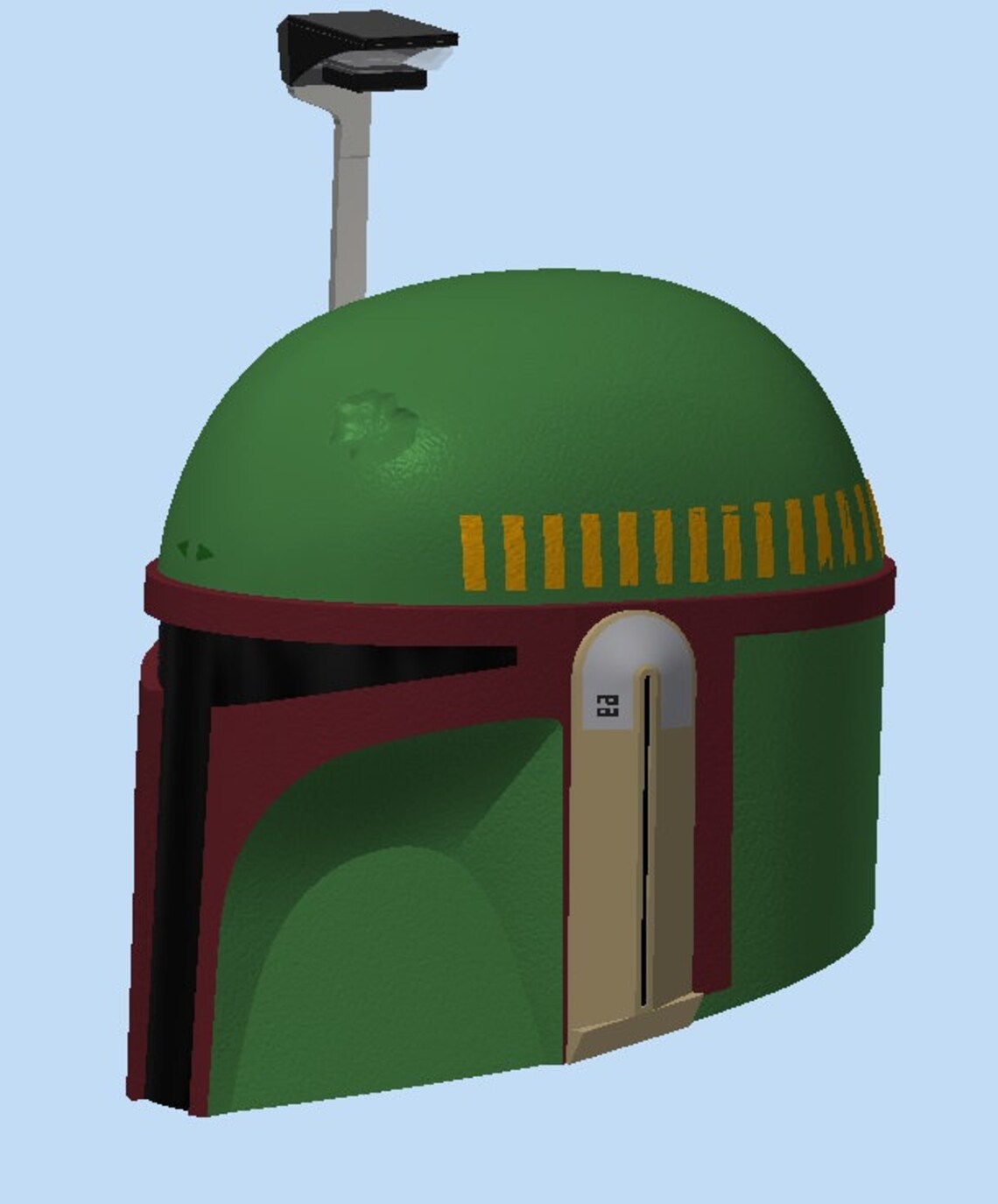 Boba Fett BOBF Helmet 3D Digital Files - Etsy