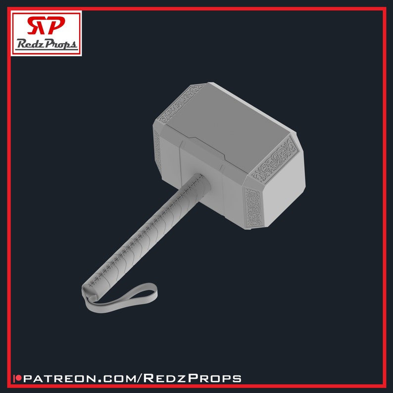 Mjolnir Thor 1- 3D Digital Files - Etsy