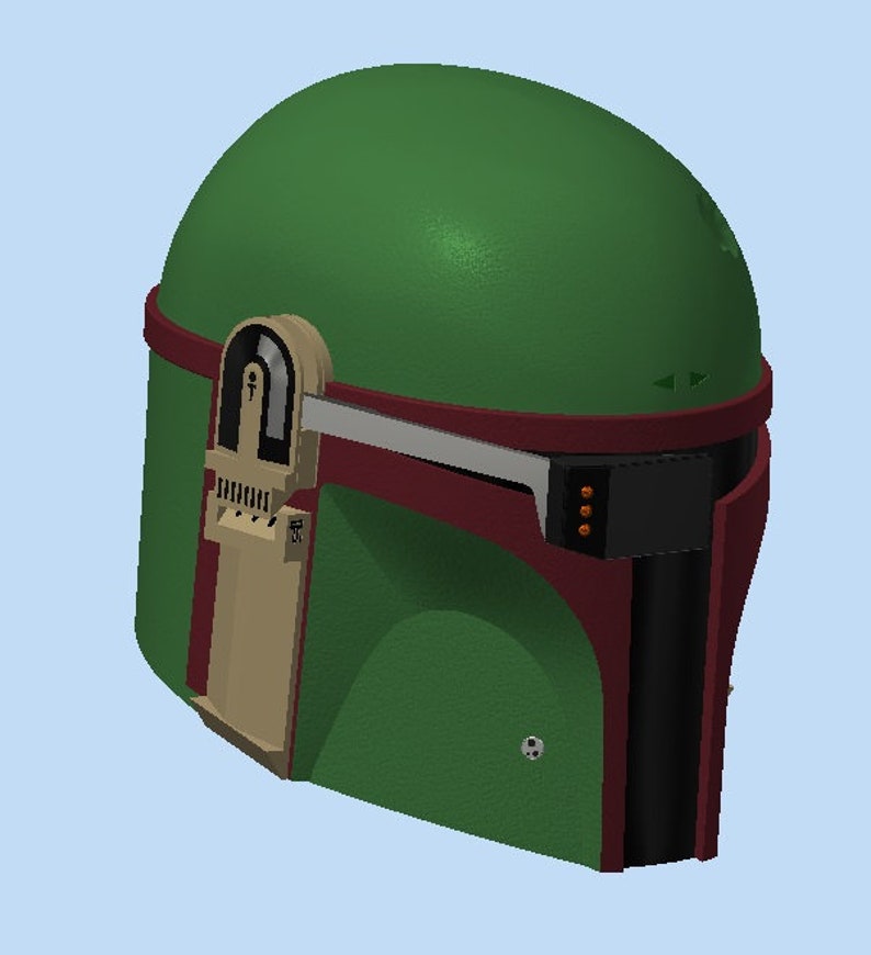 Boba Fett BOBF Helmet 3D Digital Files - Etsy