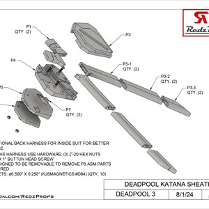 Deadpool 3 Katanas & Sheath- 3d Digital Files - Etsy