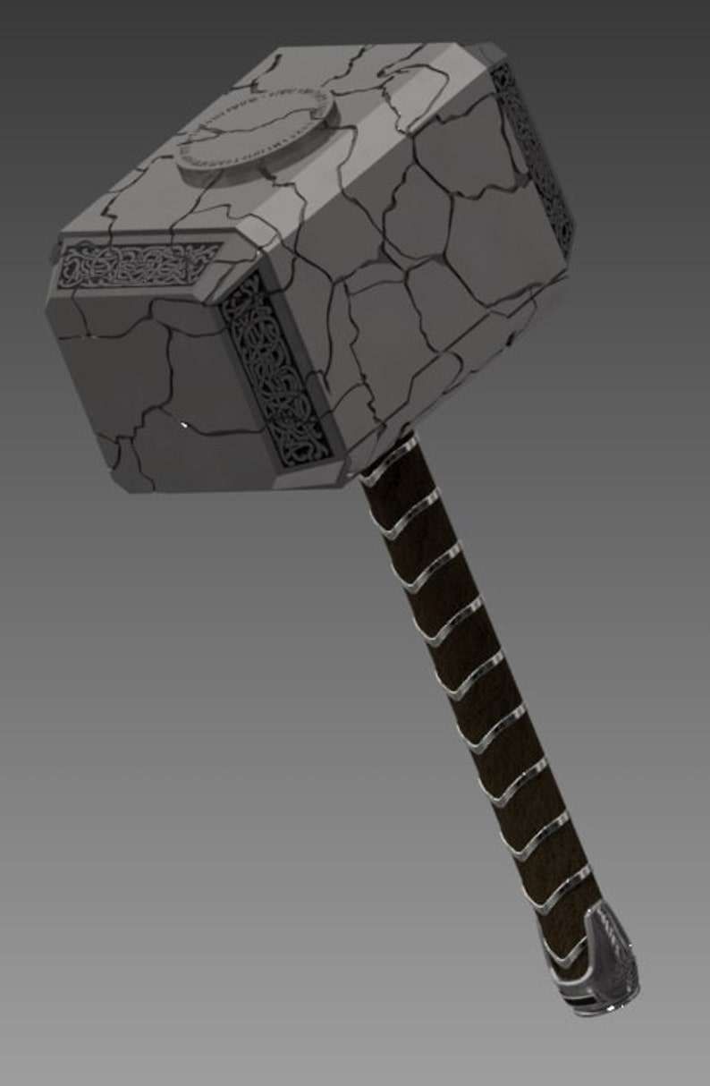 Reforged Thor Hammer 3d Digital Files - Etsy