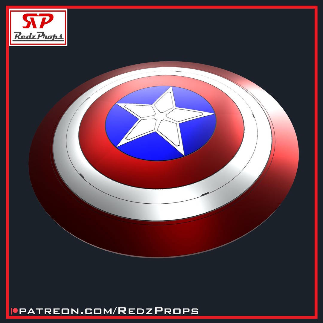 Captain America Wilson Shield- 3d Digital Files - Etsy