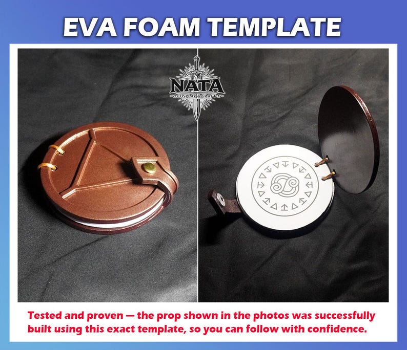 Witch Hat Atelier Magic Spell Book Palm Quire Template - Cosplay Prop ...