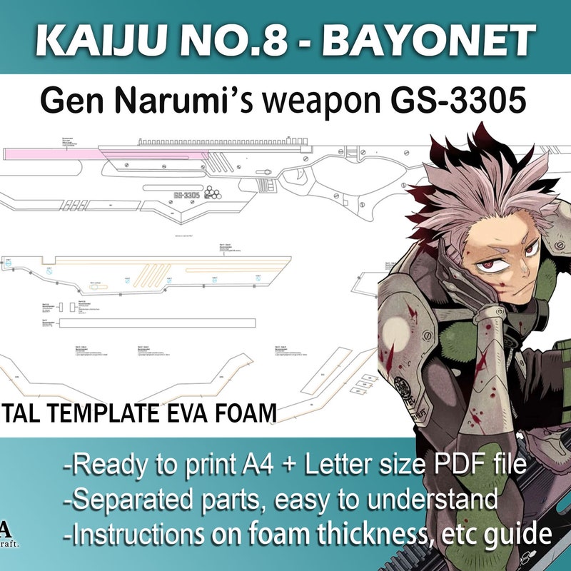 Kaiju No Gen Narumi - Etsy