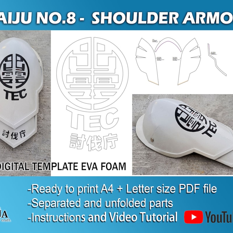 Shoulder Armor Cosplay - Etsy UK