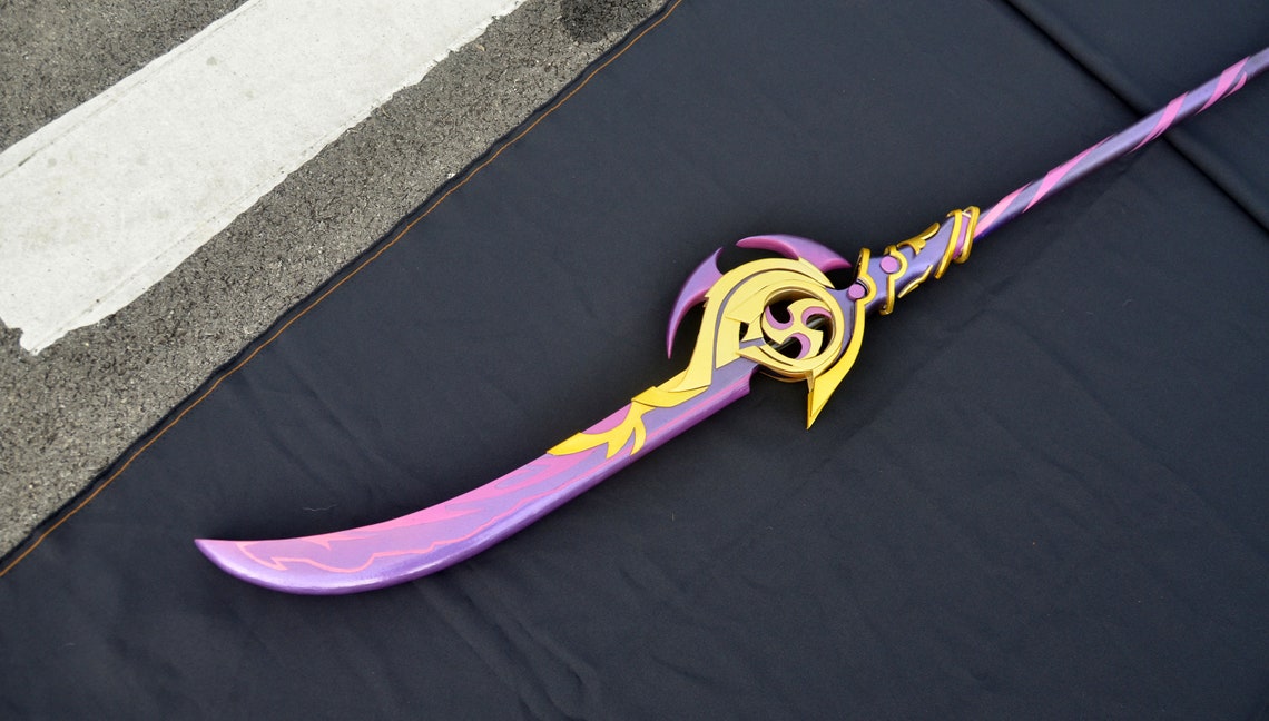 Genshin Impact Cosplay Prop - Engulfing Lightning , DIY Digital ...