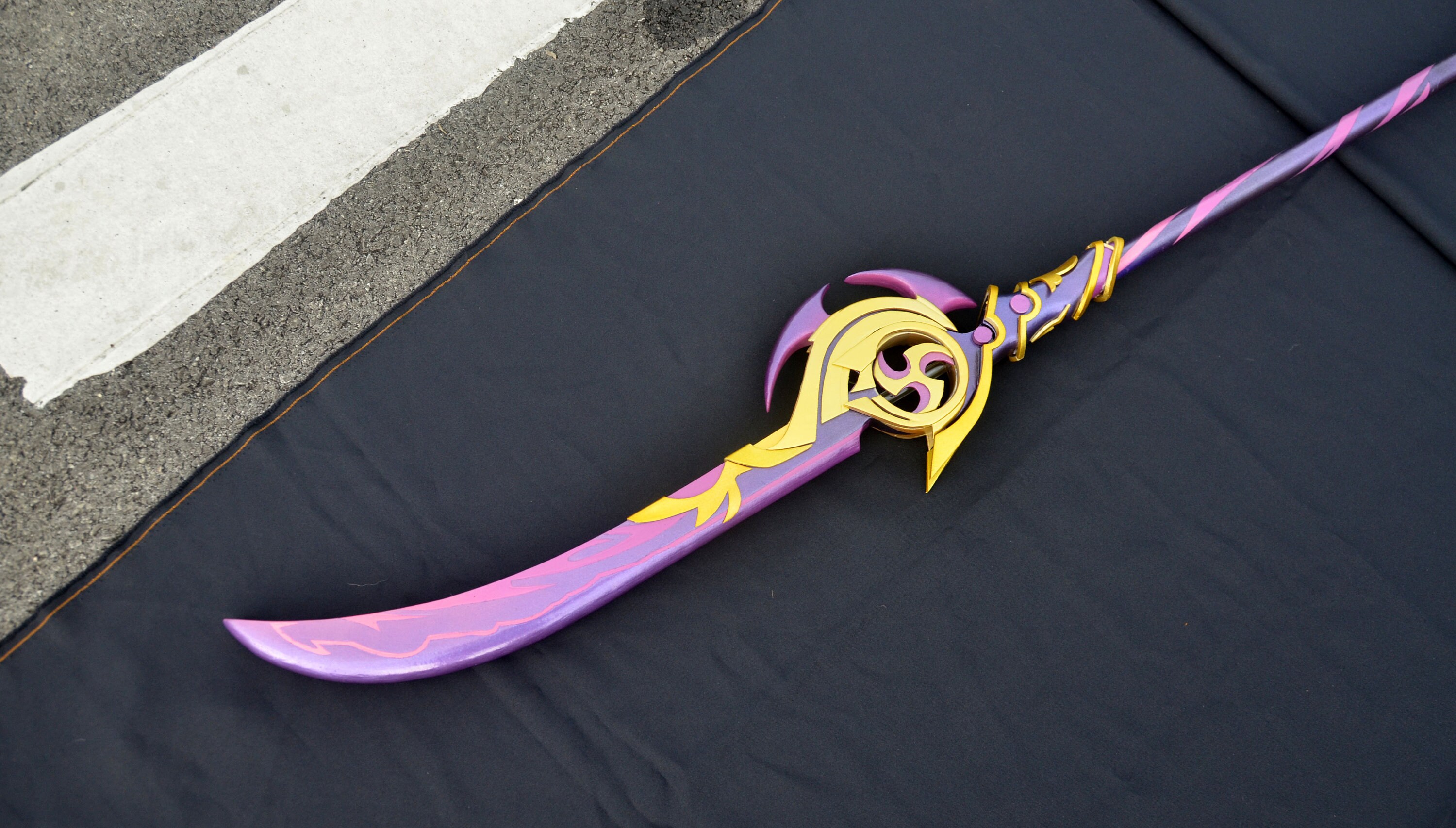 Genshin Impact Cosplay Prop - Engulfing Lightning , DIY Digital ...