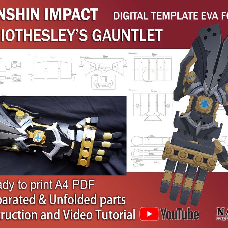 Gauntlet Pattern - Etsy