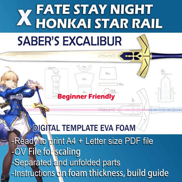 Fate Sword Prop - Etsy