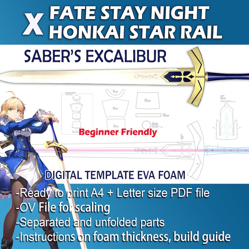 Fate Sword Prop - Etsy