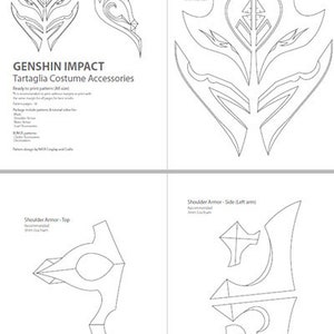 Genshin Impact Cosplay Prop - Tartaglia Childe 11th Harbringer Mask ...