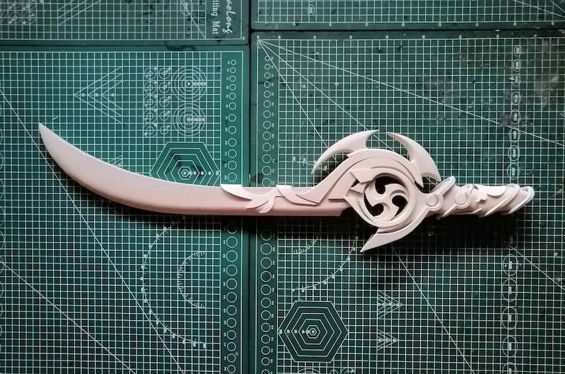 Genshin Impact Cosplay Prop - Engulfing Lightning , DIY Digital ...