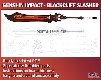 Diy Eva Foam Sword Pattern - Etsy