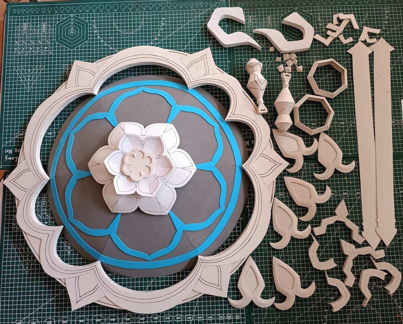 Genshin Impact Cosplay Prop Wanderer's Hat Digital DIY Template Pattern ...