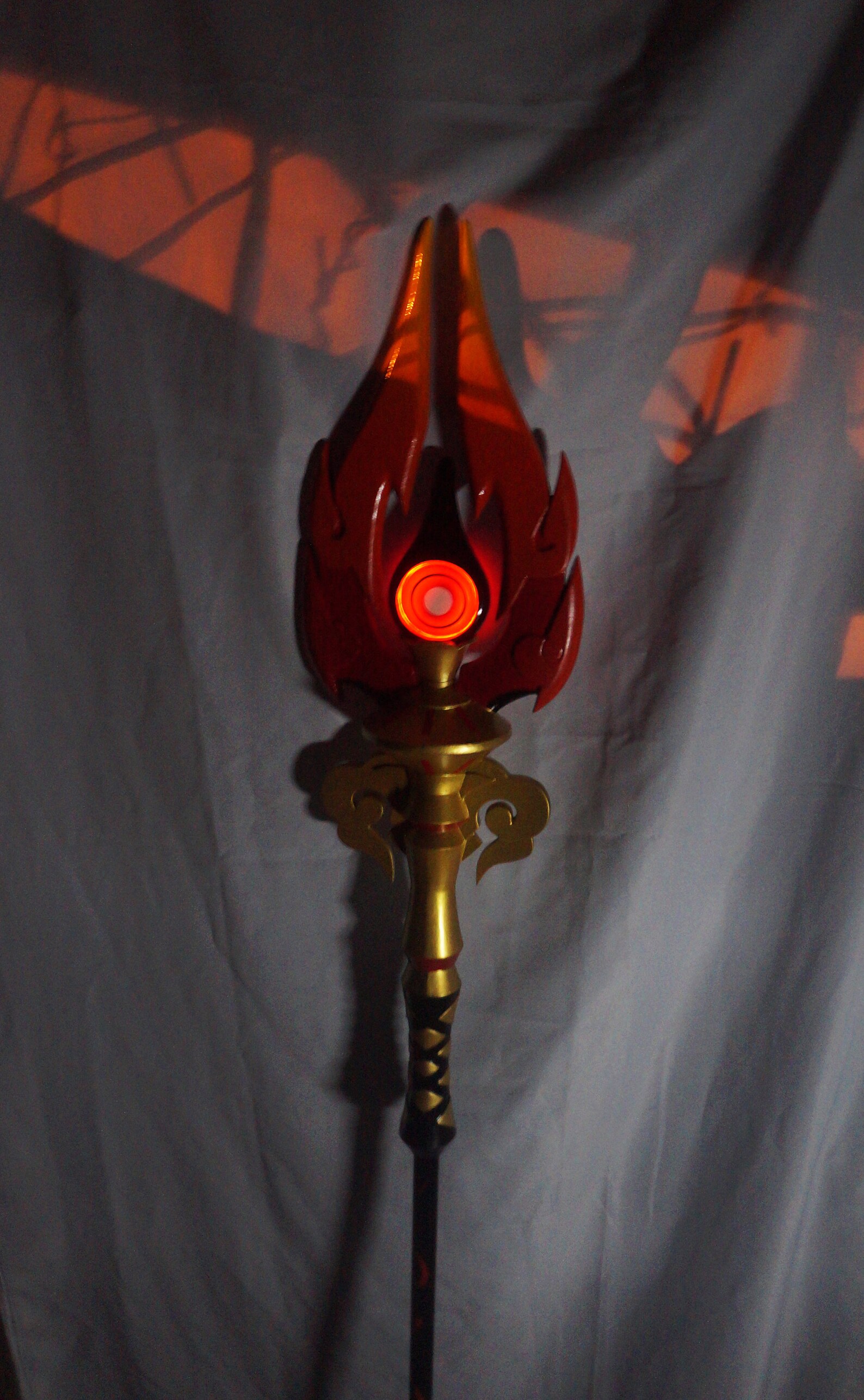 Genshin Impact Cosplay Prop - Staff of Homa DIY Digital Template ...