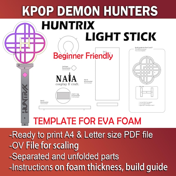 Huntrix Lightstick Glow - Etsy
