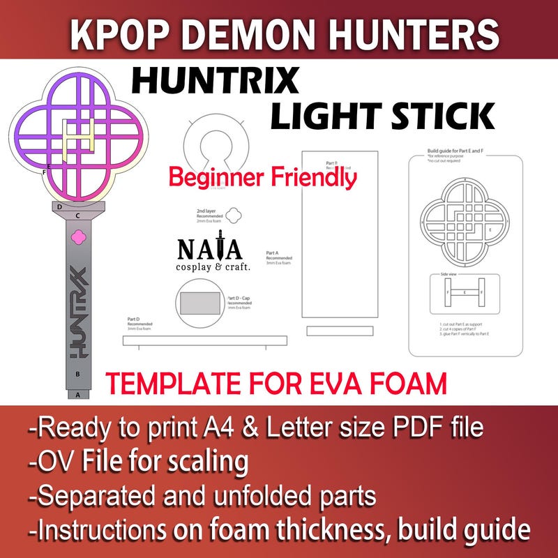 Huntrix Light Stick - Etsy