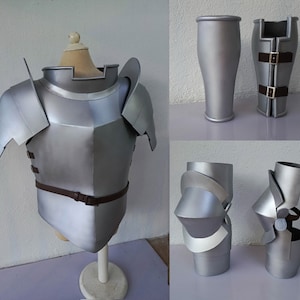 Laios Touden Armor Delicious in Dungeon Cosplay Template Pattern PDF ...